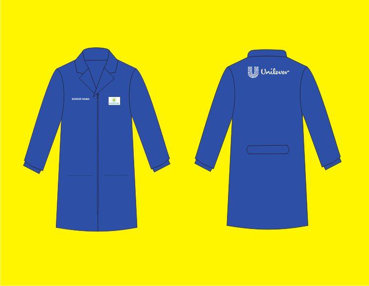 Desain Baju Lab Nutrifood - SPESIALIS JAS LABORATORIUM | PUKAU KONVEKSI ...